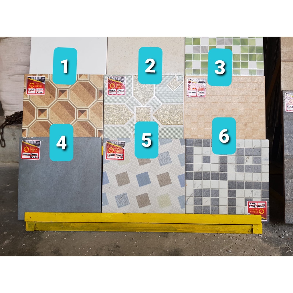 Jual Keramik Lantai Kamar Mandi 25x25 KW 1 Motif Kasar/Keramik 25 x 25 KW1 Accura, Mulia, Ikad ...