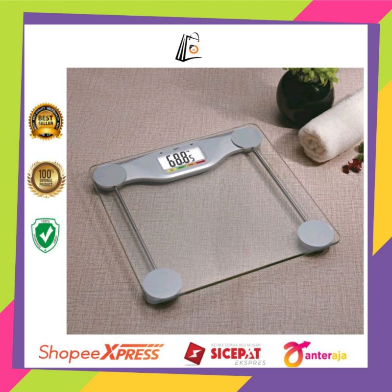 Jual Kris Timbangan Badan Digital - Transparan/Timbangan/Timbangan ...