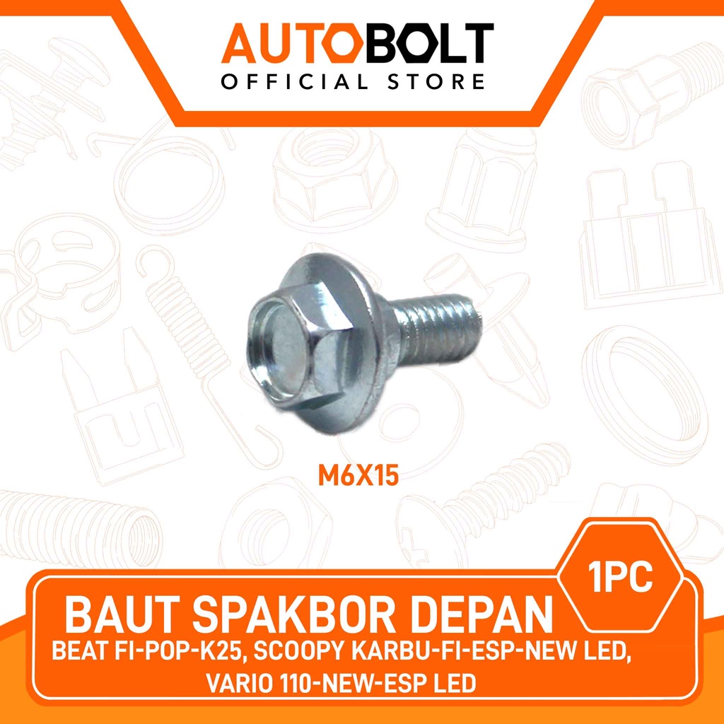 Jual Baut Spakbor Depan Beat FI Pop K25 & Scoopy Karbu eSP New LED ...