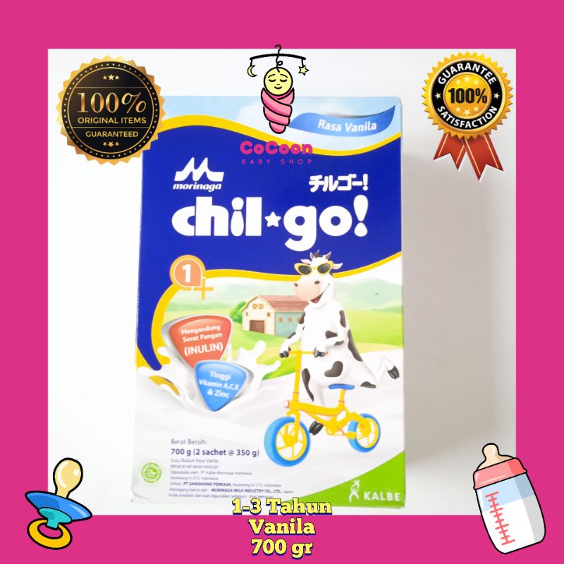 Jual Susu Formula Morinaga Chil Go 1+ 1-3 Tahun Vanila 660g 660 gr 700g ...
