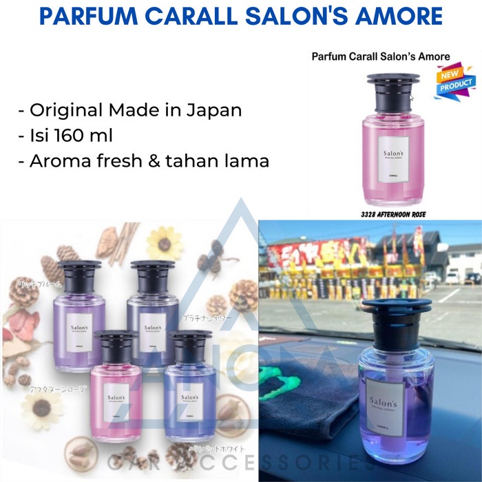 Jual Parfum Mobil Ruangan Cair Carall Salon's Amore Jepang Air Fresh Refill | Shopee Indonesia