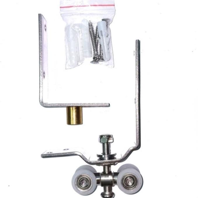 Jual Roda Gantung Pintu Lipat Sliding Putar 360 Komplit Set Tanpa Rel ...