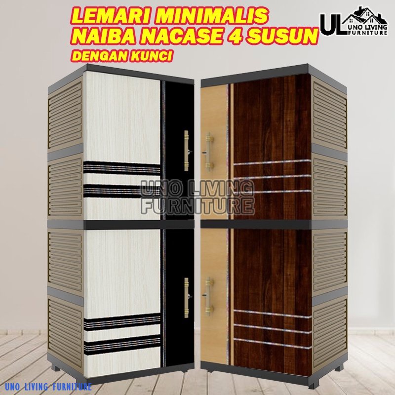 Jual LEMARI PLASTIK NAIBA NACASE LEMARI PAKAIAN NACASE LEMARI MINI 4 ...
