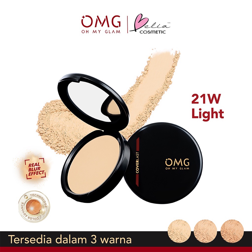 Jual BELIA OMG Oh My Glam Coverlast Two Way Cake 12 g - Bedak Padat ...