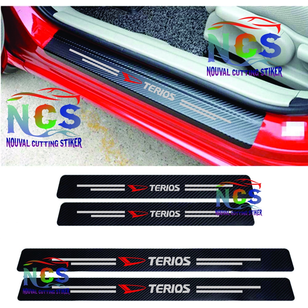 Jual NEW STIKER CARBON 3D MOBIL TERIOS STICKER KARBON 3D PIJAKAN KAKI ...