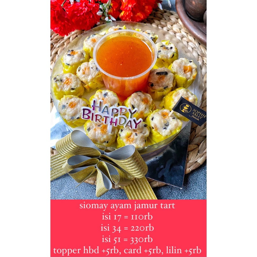 Jual Siomay Ayam Jamur Tart , BLM TERMASUK TOPPER / CARD | Shopee Indonesia
