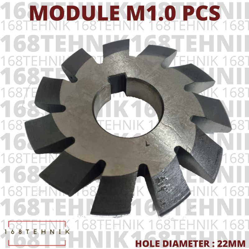 Jual MODULE M1 / MODULE M1.0 GEAR MILLING CUTTER M1.0 / MODUL PISAU ...