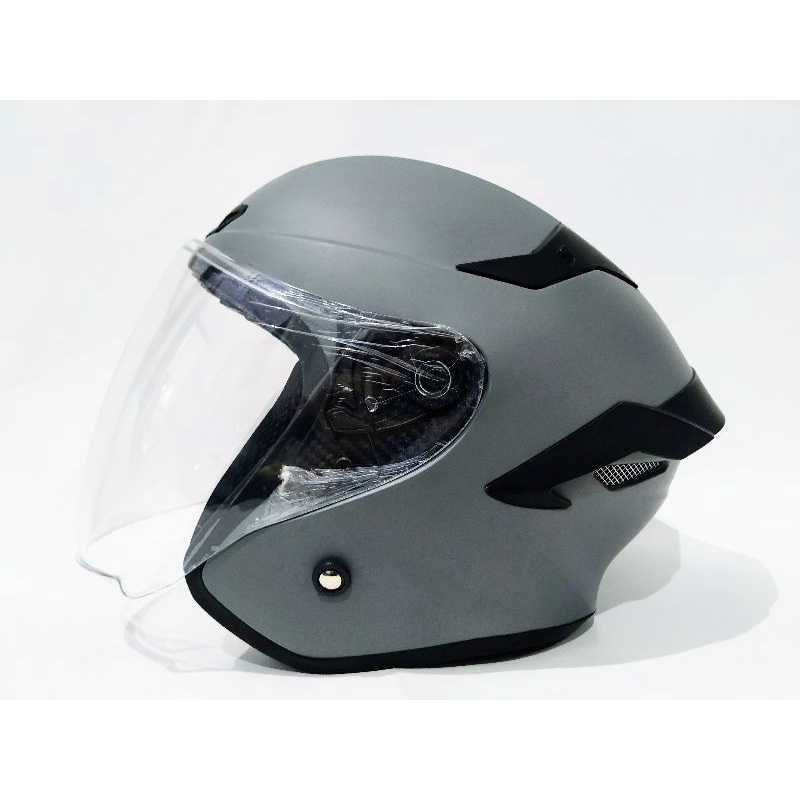 Jual HELM ARL TT COURSE GREY DOFF GORILLA HALF FACE SNI. | Shopee Indonesia