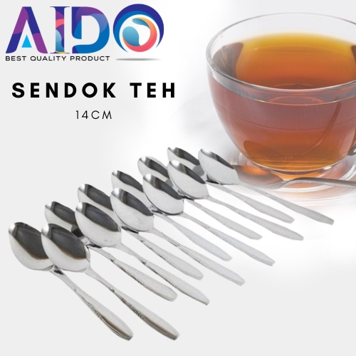 Jual Sendok Teh Sedang Dine Mate 12 pcs / Sendok Teh 14CM stainless ...