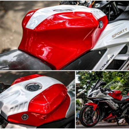 Jual Cover tangki r15 v2 model r1 Cover tanki r15 v2 model R1 Kondom ...