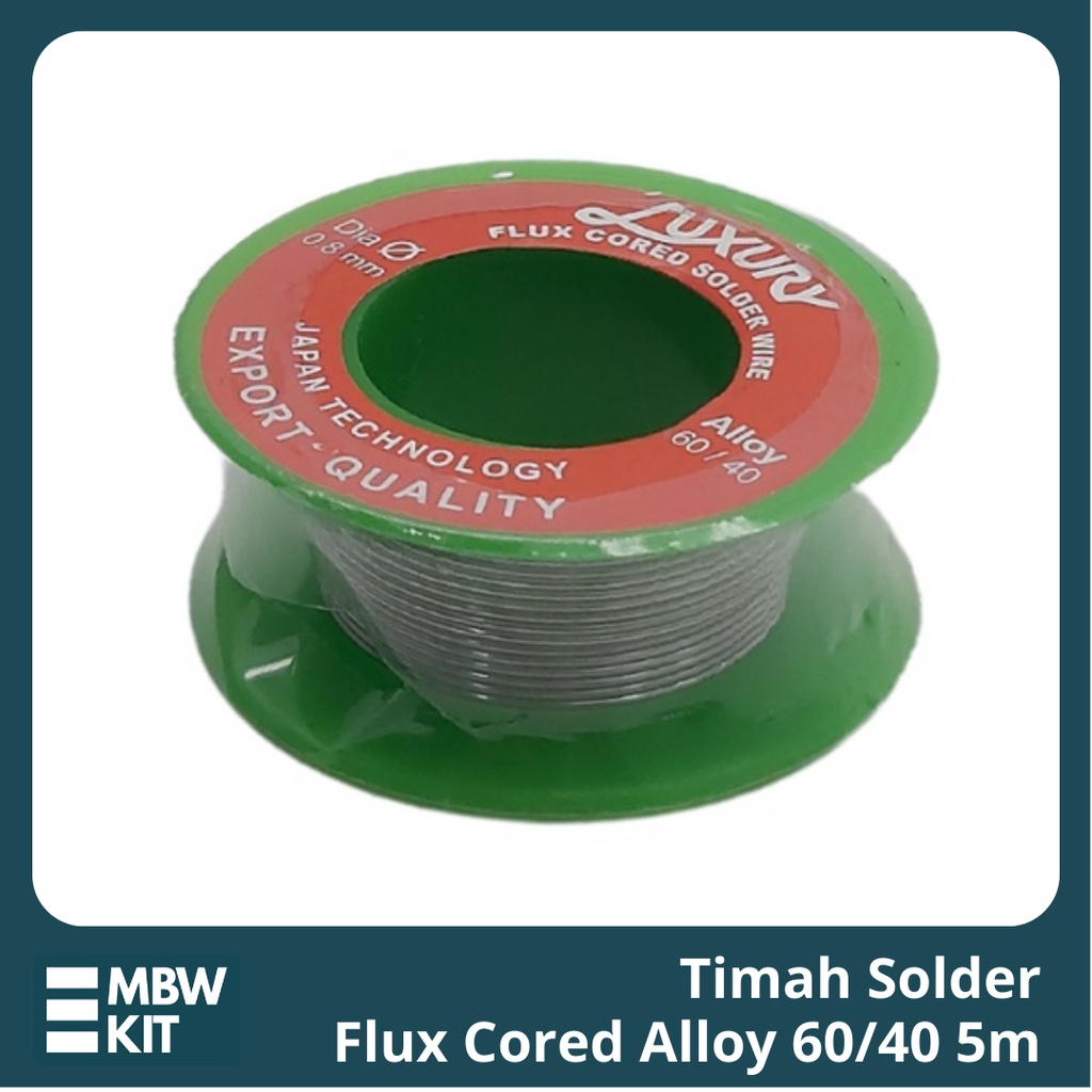 Jual Timah Solder Flux Cored Alloy 60/40 5 meter | Shopee Indonesia