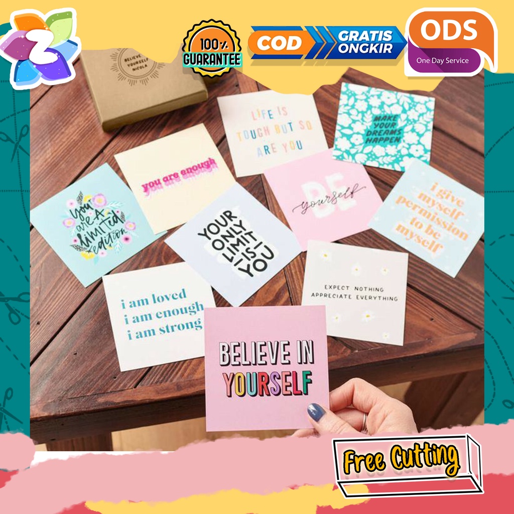 Jual TKC Thank You Card Custom Thanks Card Olshop Kartu Ucapan Terima Kasih | Shopee Indonesia