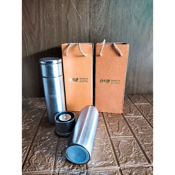 Jual TERMOS IMIP STAINLESS / BOTOL MINUM LIFE / TUMBLER LOGO IMIP 350ML ...
