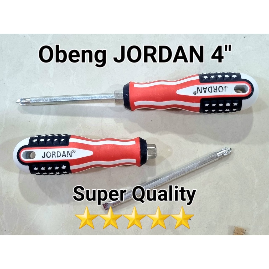 Jual Obeng Bolak Balik USA Amerika 4 Inch Obeng Plus Minus | Shopee ...