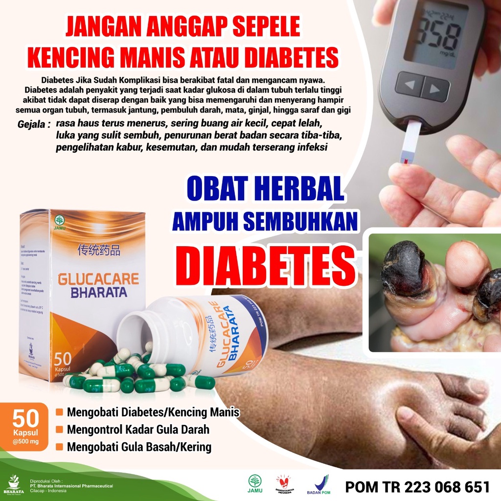 Jual Obat Diabetes Gula Darah Kencing Manis Herbal Ampuh Obat Gula ...