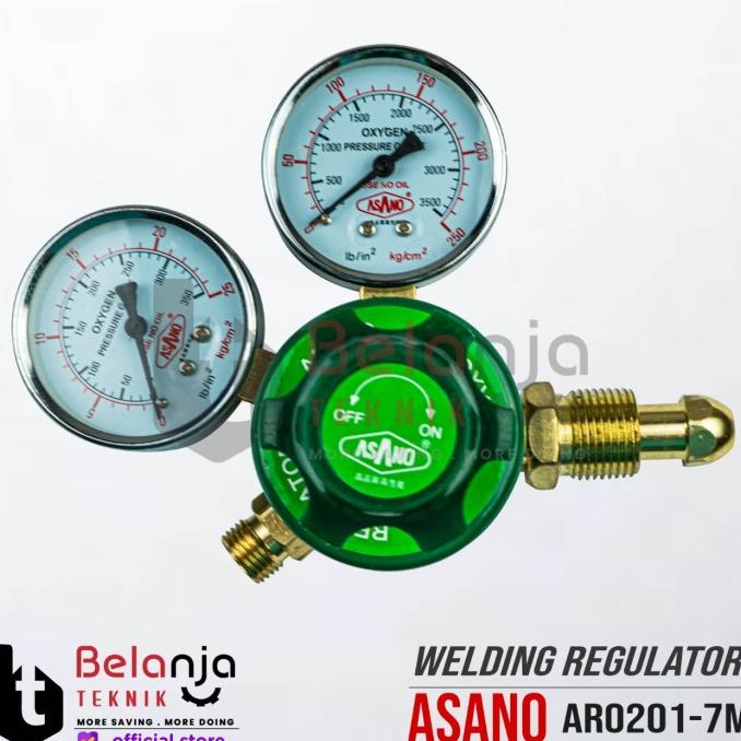 Jual Asano Welding Regulator Oxygen Regulator Tabung Las Oksigen AR0201-7M belanjate77 Ayo Beli ...