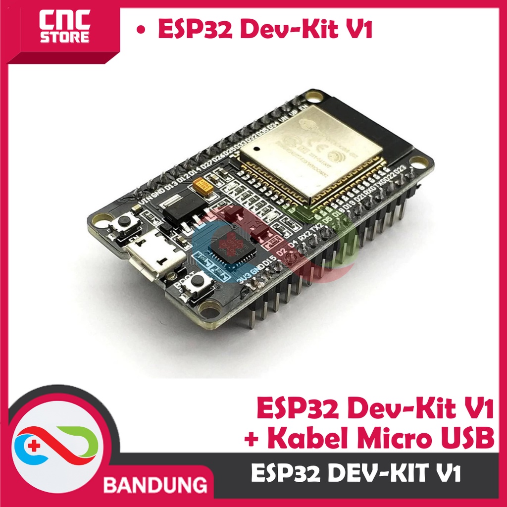 Jual ESP32 ESP-32 DOIT WIFI BLUETOOTH IOT ESP-32S DEVELOPMENT BOARD ...
