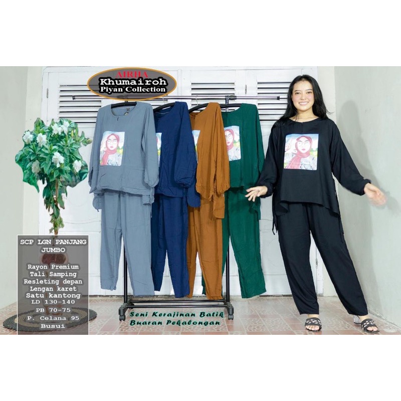 Jual ONE SET JUMBO GAMBAR VIRAL KEKINIAN - PIYAMA JUMBO BATIK PEKALONGAN BY KHUMAIROH | Shopee ...