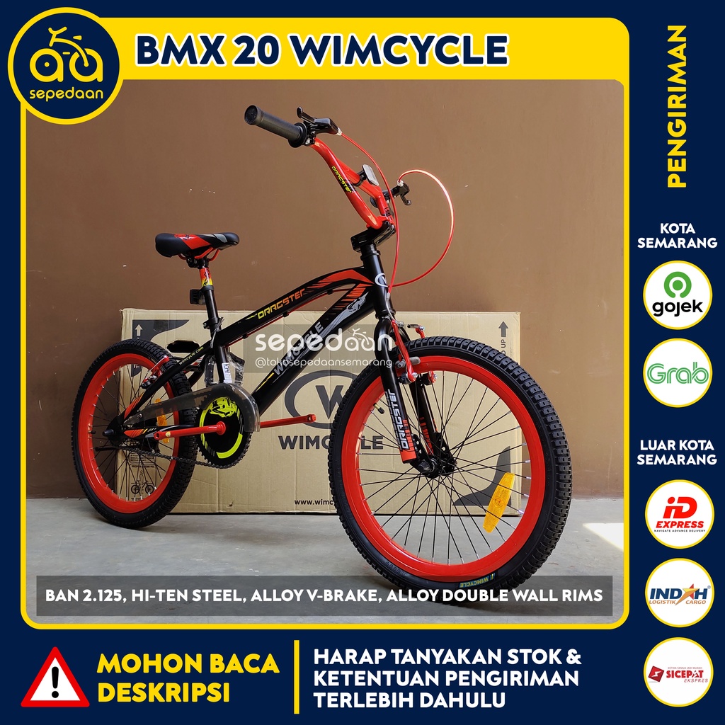 Jual Sepeda Anak BMX 20" WIMCYCLE - 2.125 2 (CARGO) | Shopee Indonesia