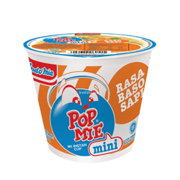 Jual Pop Mie Mini Kuah Rasa Baso Sapi 38 Gram | Shopee Indonesia