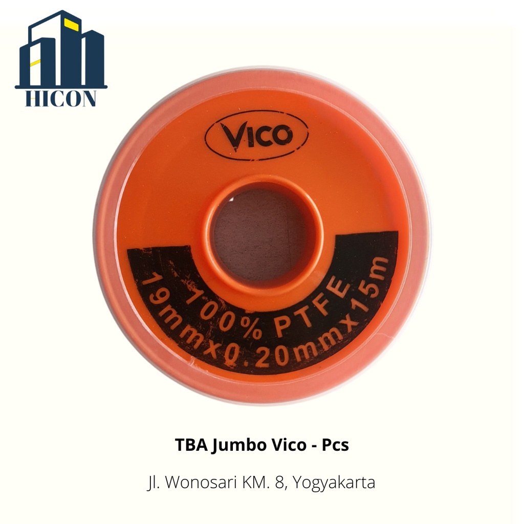 Jual Seal Tape / Isolasi / Selotip Kran TBA Pipa Air Jumbo VICO ...