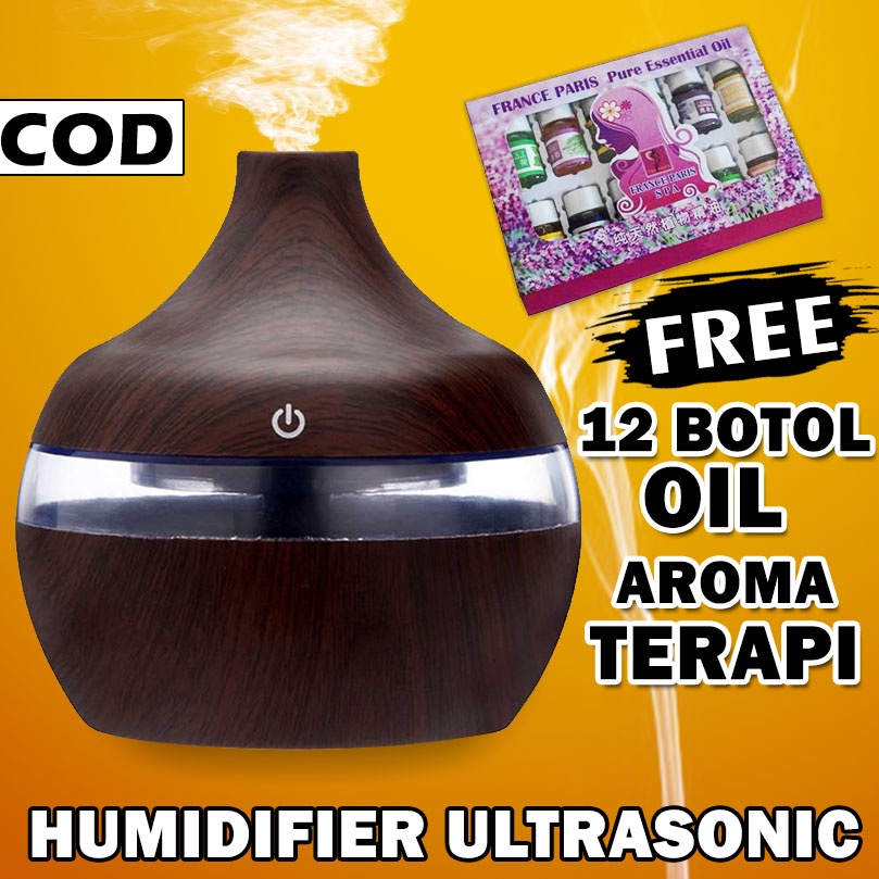 Jual Humidifier Diffuser Aromaterapi Aromatherapy Disfuser Ultrasonic ...