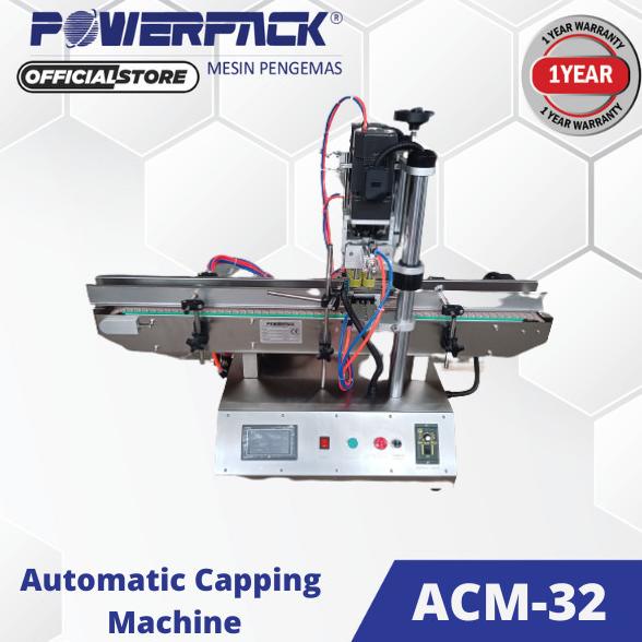 Jual Mesin Penutup Botol Automatic Capping Machine Acm-32 Powerpack | Shopee Indonesia