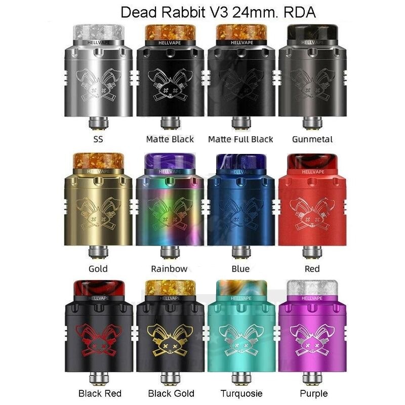 Jual Hell Vape RDA Dead Rabbit V3 24MM | Shopee Indonesia