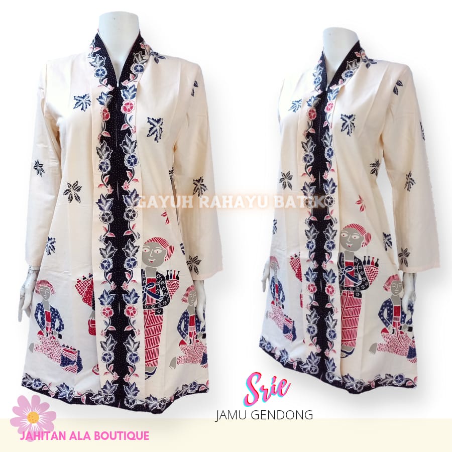 Jual SRIE JAMU GENDONG - Dress Batik Muslimah Karakter Mbok Jamu ...