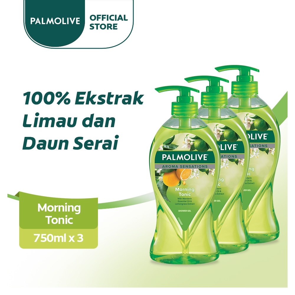Jual Palmolive Aromatherapy Shower Gel Morning Tonic 750ml - Sabun ...