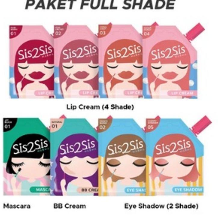 Jual SIs2sis Make Up Shaset All Varian Netto 2ml | Shopee Indonesia