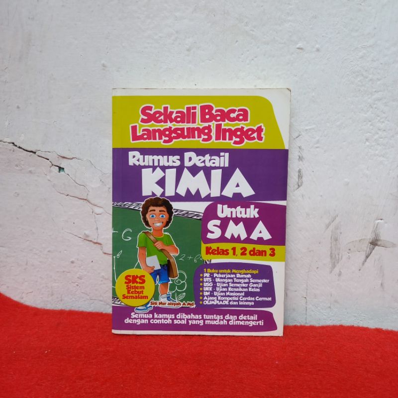 Jual BUKU ORIGINAL SEKALI BACA LANGSUNG INGAT RUMUS DETAIL KIMIA UNTUK SMA KELAS 1,2 DAN 3 ...