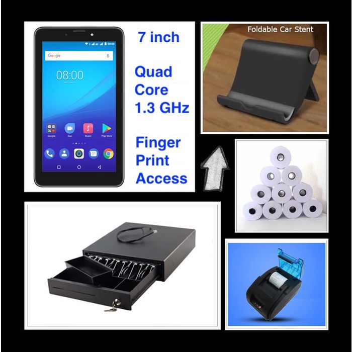 Jual Paket Mesin Kasir Android -- Tablet + Printer + Cash Drawer + POS ...