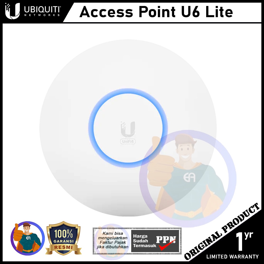 Jual Ubiquiti Unifi U6-Lite Access Point WiFi 6 | Shopee Indonesia
