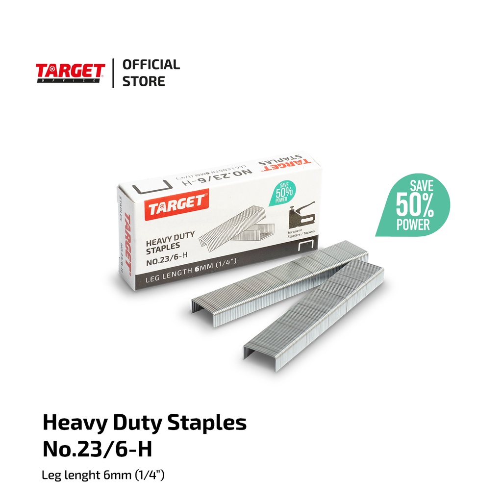 Jual Target - Staples NO 23/6 ( heavy duty staples ) | Shopee Indonesia