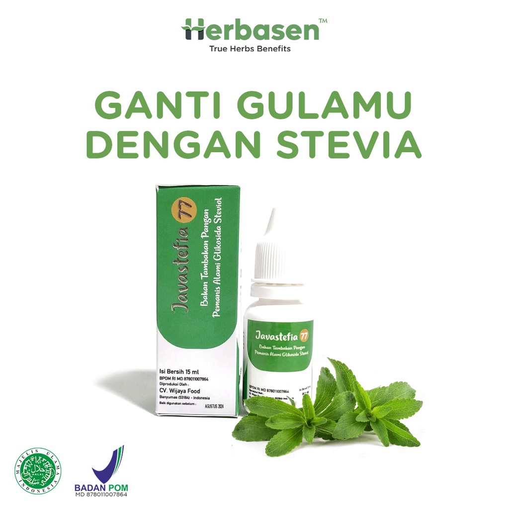 Jual Ekstrak Stevia BPOM Natural Sweetener Gula Diet Nol Kalori 15 Ml ...