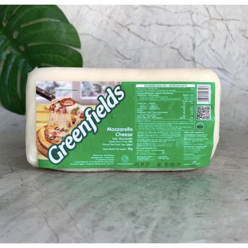Jual Greenfields Mozarella Cheese 1kg | Shopee Indonesia