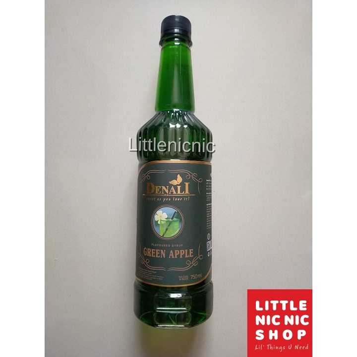 Jual Denali Green Apple Flavoured Syrup 750 ml sirup rasa Apel minuman ...