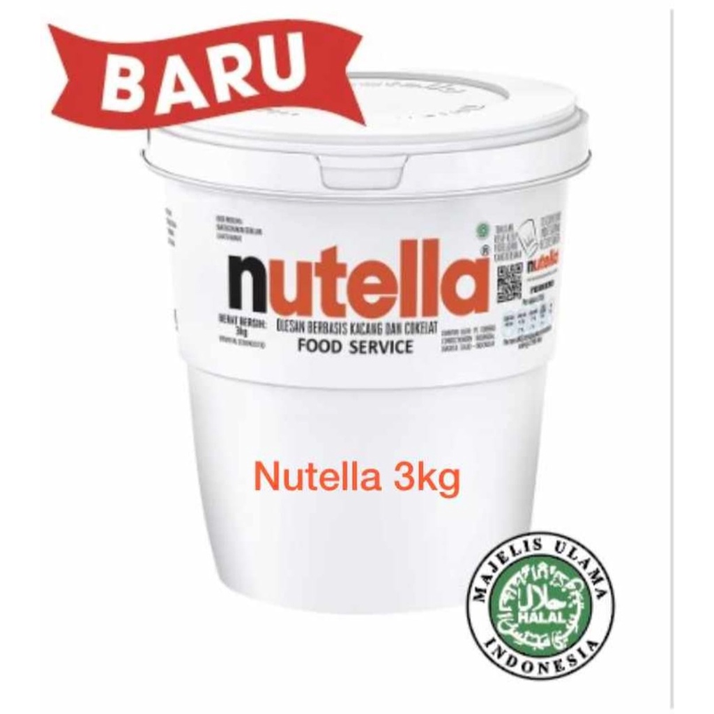 Jual NUTELLA 3 Kg BESAR Terbaru Exp April 2026 PROMO HALAL | Shopee ...