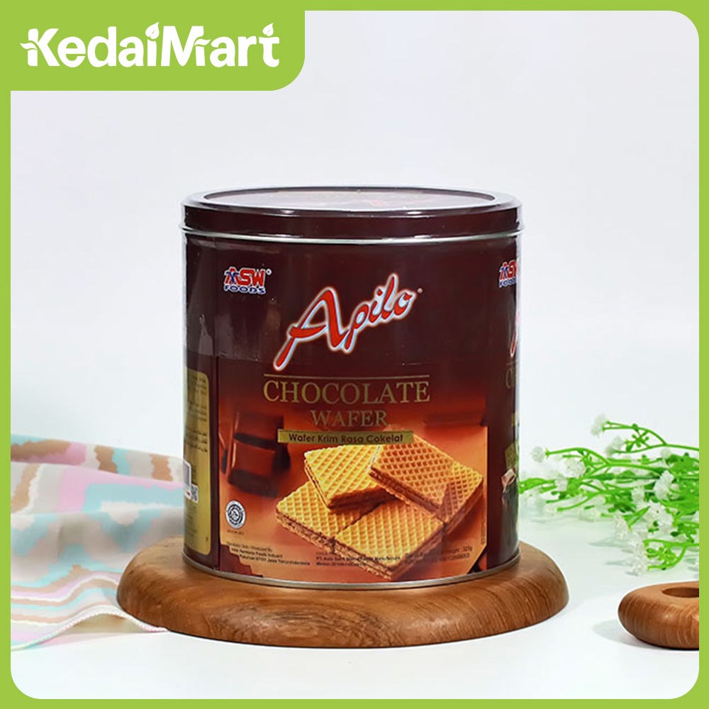 Jual Apilo Wafer Chocolate Cream 325 Gram | Shopee Indonesia