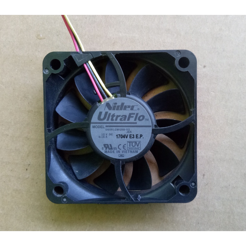 Jual Kipas Fan Proyektor Server Exhaust Fan r Nidec U60R12MGBB-52 ...
