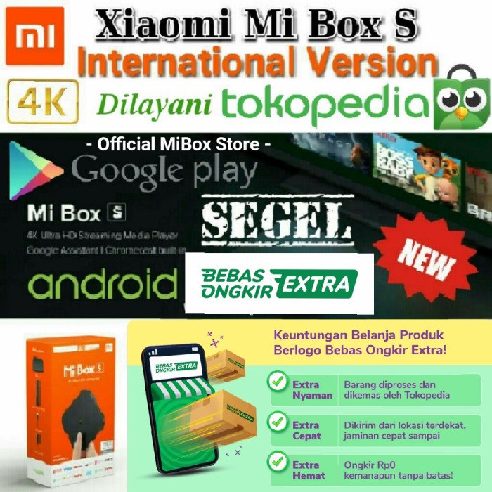 Jual Xiaomi Mi Box S / MiBox 4 International Version MDZ-22-AB Android ...