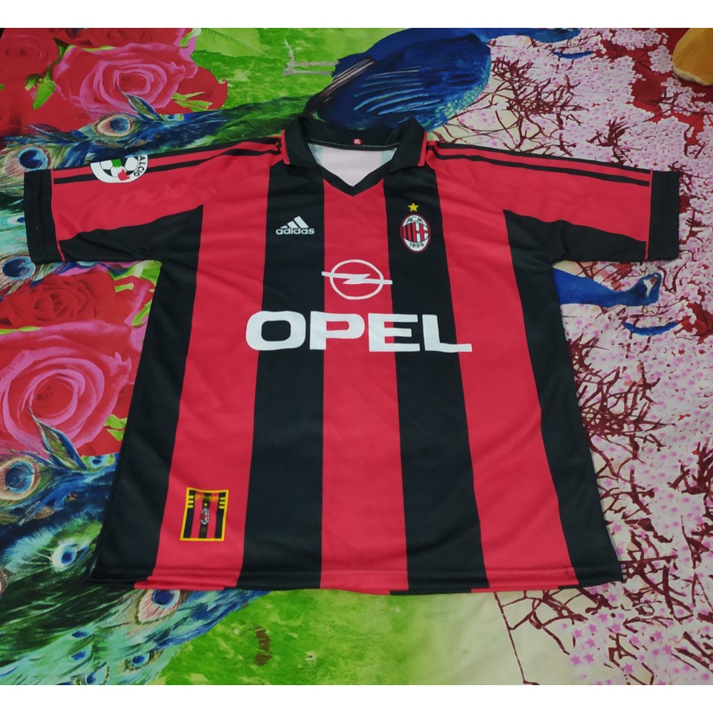 Jual Jersey AC milan 1998 Full Printing | Shopee Indonesia