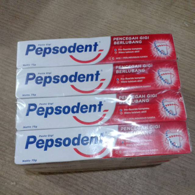 Jual 24 PCS / 2 LUSIN PASTA GIGI PEPSODENT MERAH MINI UKURAN 25 GRAM ...