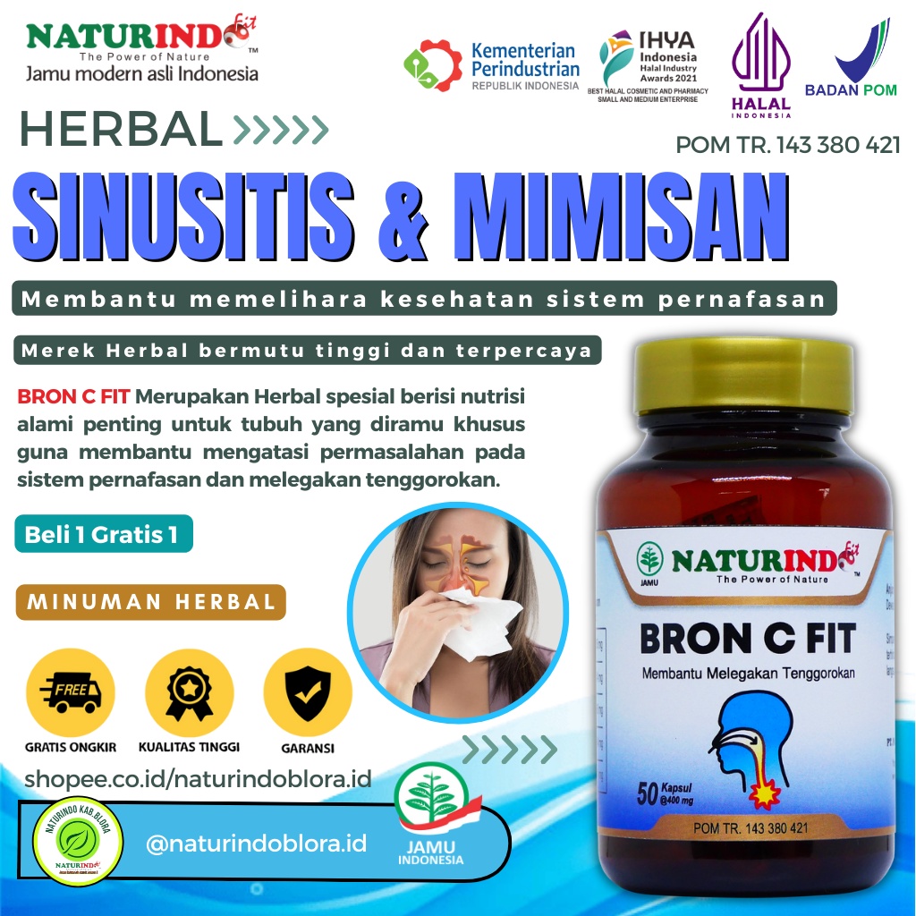 Jual SPECIAL SINUSITIS POLIP HIDUNG RADANG AMANDEL PARU-PARU PERNAFASAN ...
