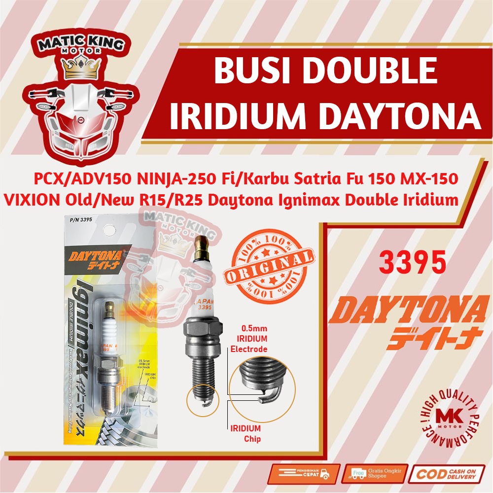 Jual Busi Racing Iridium Vario Satria FU Vixion Old New Ninja 250 Fi Karbu Jupiter MX Thunder ...