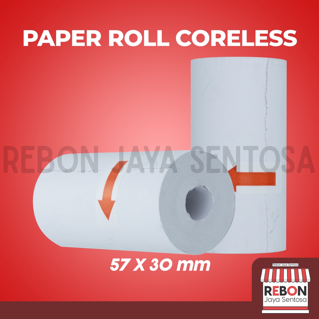 Jual Paper Roll Coreless 57 * 30 (Portable) | Shopee Indonesia