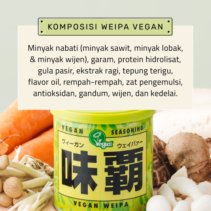 Jual Weipa Vegan 250g | Shopee Indonesia