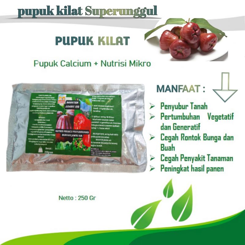 Jual Pupuk Booster Organik Pelebat Buah Jambu Air Dan Perangsang Agar Cepat Berbuah | Shopee ...