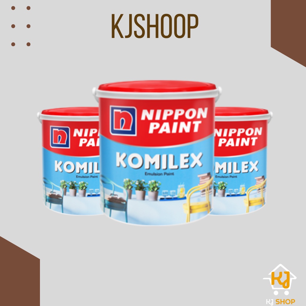 Jual Cat Nippon Dinding Komilex Interior 4,5Kg | Shopee Indonesia